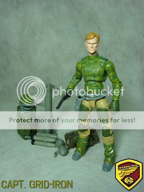 G.I. Joe Modern Era Custom Capt. Grid Iron - HissTank.com